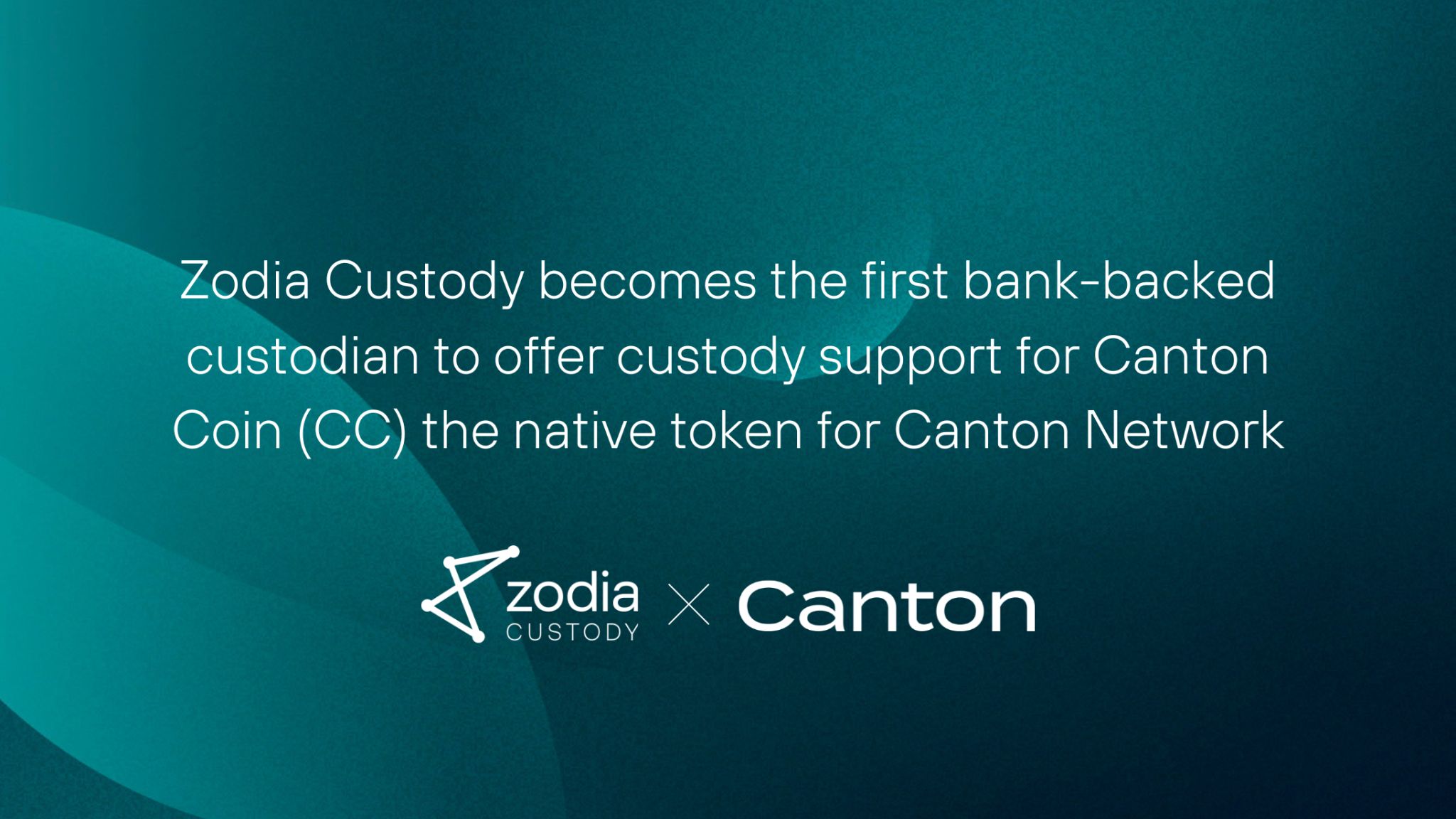 Zodia Custody announces Custody Support for Canton Coin